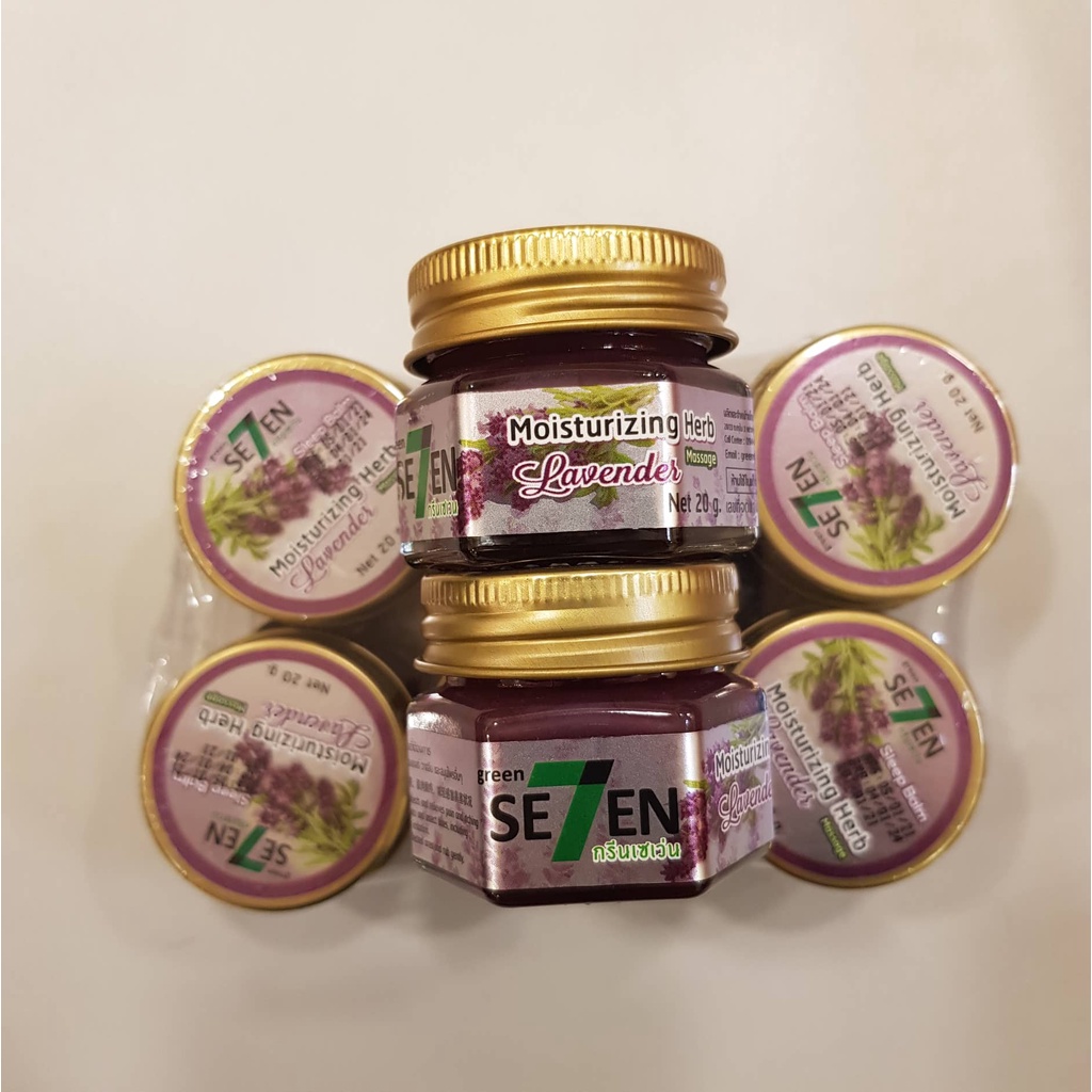 Thailand Green Seven Moisturizing sleeping Herb Massage Balm 泰国青七草本按摩膏 ...
