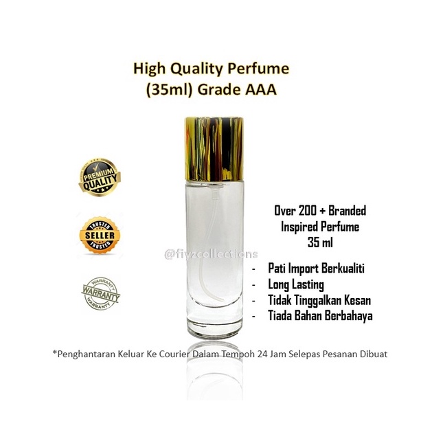 HIGH QUALITY FIYZ PERFUME (35ML) EAU DE PARFUM GRADE AAA UNISEX ...