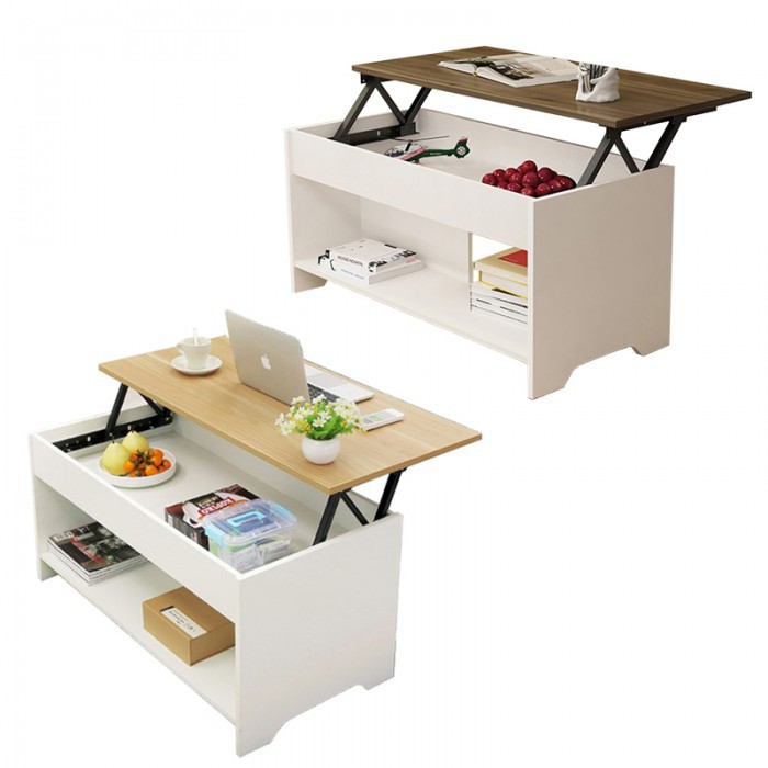 BD MULTI-FUNCTION FOLDING TABLE SOFA COFFEE TABLE(2945) | Shopee Malaysia