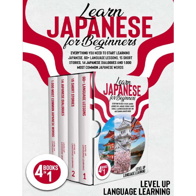 Learn Japanese for Beginners - 4 in 1 Bundle Everything You Need to ...