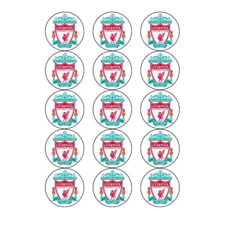 Liverpool Cupcake Topper Ready | Shopee Malaysia