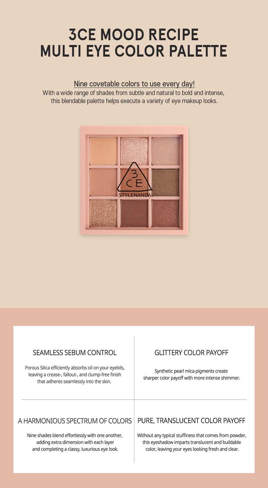 [TROYLING Exclusive] 3CE Multi Eye Color Palette 8.5g | Official Store ...
