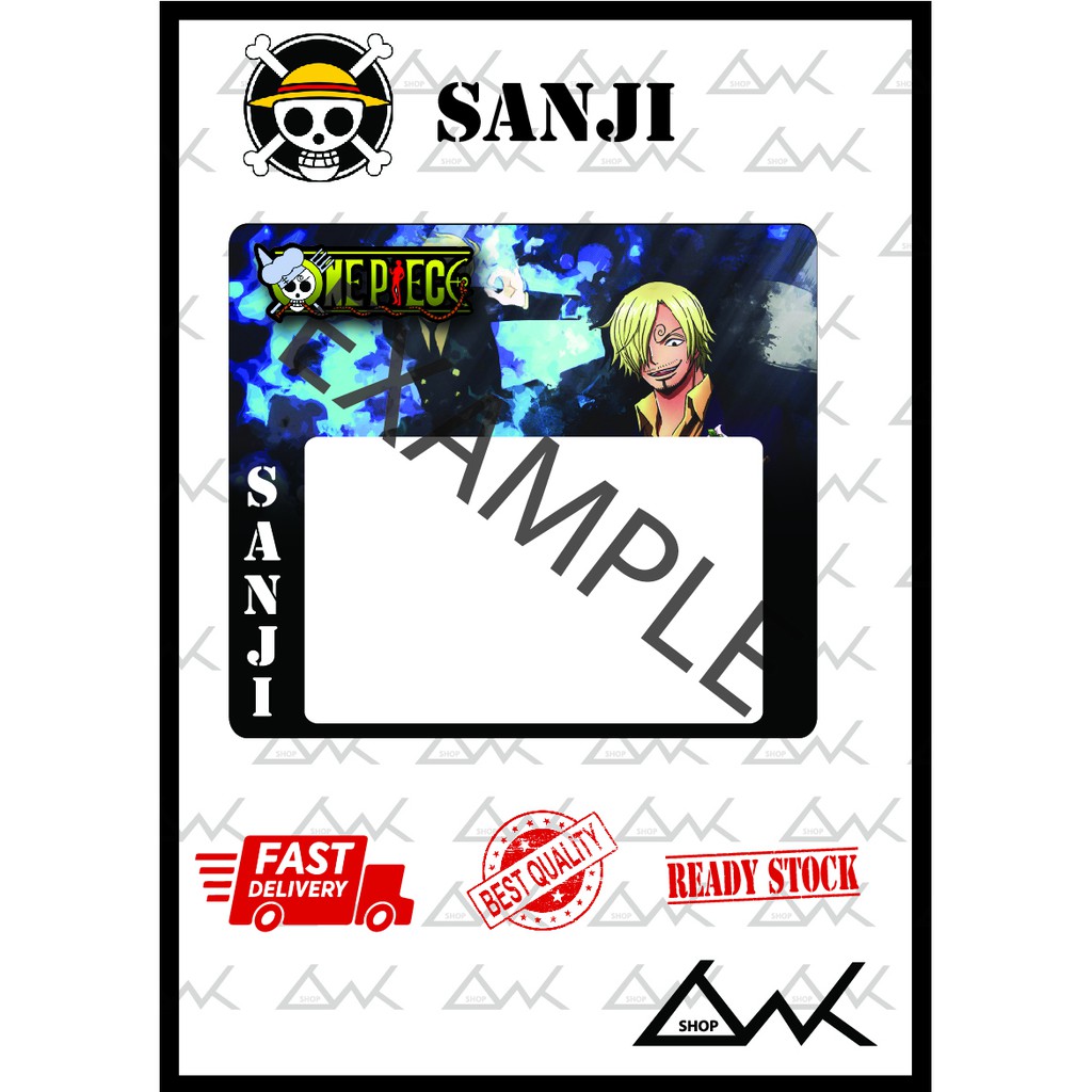 Car Roadtax Sticker One Piece Sanji | Shopee Malaysia