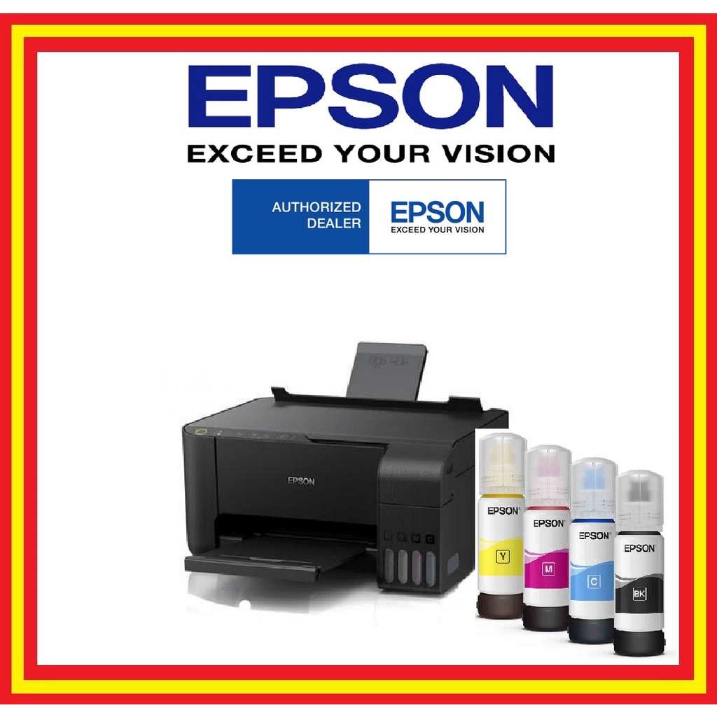 Epson EcoTank L3210 L3250 All-in-One Ink Tank Printer comes with ...