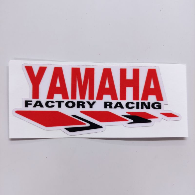 YAMAHA Factory Racing Sticker Red Limited | Shopee Malaysia