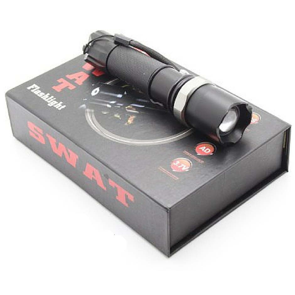 Swat Rechargeable Multifunction Flashlight/Torchlight/Lampu Suluh ...