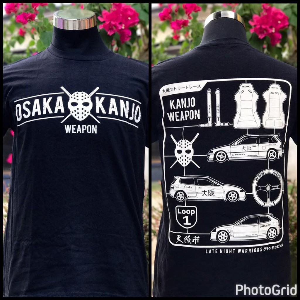 Kanjozoku Kanjo Osaka JDM *D10 (Black Tshirt) | Shopee Malaysia