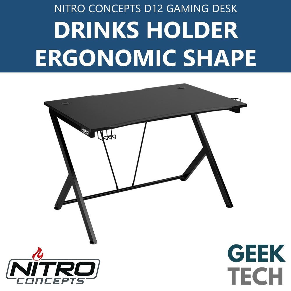 NITRO CONCEPTS D12 Gaming Desk | Shopee Malaysia