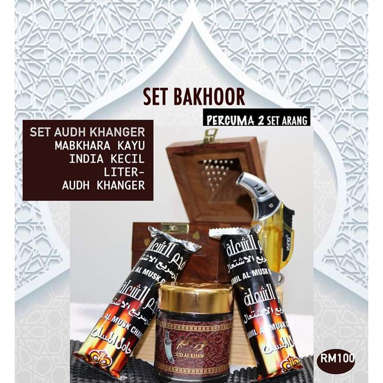 SET BUKHOOR AUDH KHANGER - PERCUMA ARANG 2SET. Lighter Tukar Bentuk ...
