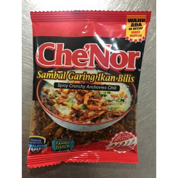 [CHE NOR] 20g Sambal Garing Ikan Bilis | Shopee Malaysia