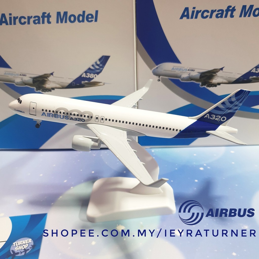 NEW Airbus A320 Aircraft Model 20CM Die-cast Metal Airplane | Shopee ...