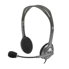Logitech H110 Dual Plug Computer Headset (3.5mm) | Shopee Malaysia