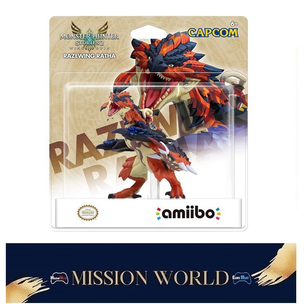 Amiibo Monster Hunter Stories Series 2 Figure (Razewing Ratha) | Shopee ...