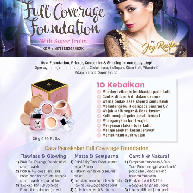 Full coverage foundation | Shopee Malaysia