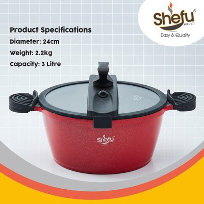 Shefu Low Pressure Cooker (24cm) | Shopee Malaysia