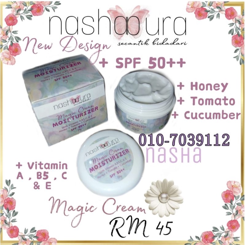 Nasha Aura Moisturizer50G | Shopee Malaysia