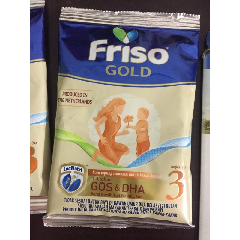 NEW packing Friso Gold step 3 sample trial travel pack 33g x1 pack NEW ...