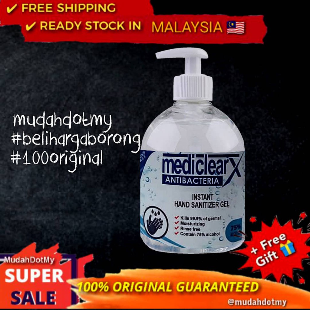 🔥Offer💯500ML MEDICLEAR HAND SANITIZER GEL (ORIGINAL) | Shopee Malaysia