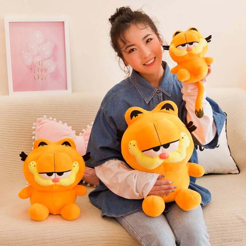 Csp Garfield Cat Plush Cartoon Toy Plush Stuffed Toy High Quality Soft ...