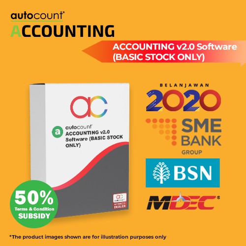 AutoCount ACCOUNTING v2.0 Software (BASIC STOCK ONLY) | Shopee Malaysia