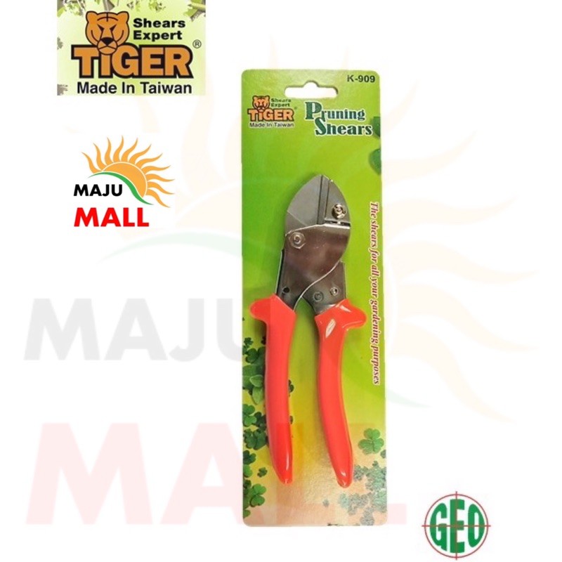 ORIGINAL TIGER 6-1/2" (165mm) PRUNNING SHEARS - K-909 (Made In Taiwan ...