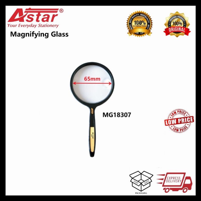 Astar Magnifying Glass / Kanta Pembesar 65mm / 75mm/ 100mm | Shopee ...