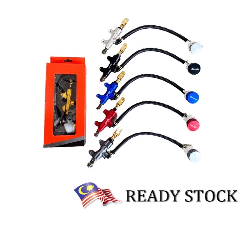 CNC REAR MASTER BRAKE PUMP BELAKANG CNC ALLOY REAR MASTER PUMP REAR ...