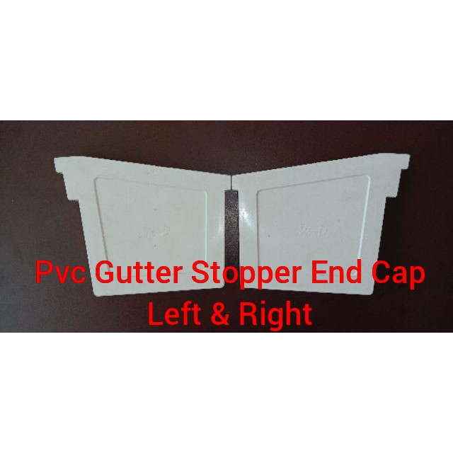 ARENSI MARLEY F300 Gutter PVC Stopper End Cap Left &Right/ Salur Air ...