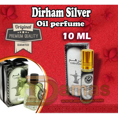 Dirham Silver perfume (Oud) 10ML For Men, Oil Roll | Shopee Malaysia