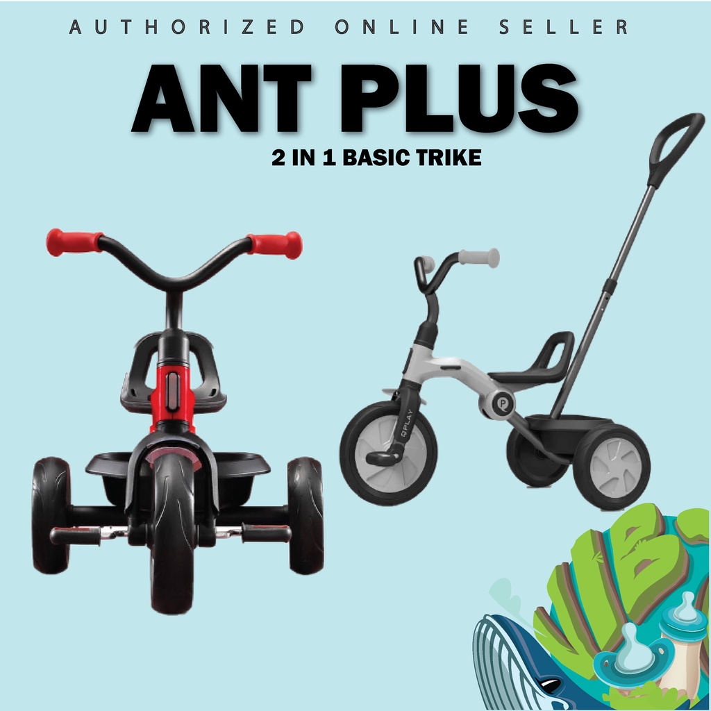 QPLAY Ant Plus Premium Compact Foldable Children Kids Trike Ride On Tricycle EN71 | Shopee Malaysia
