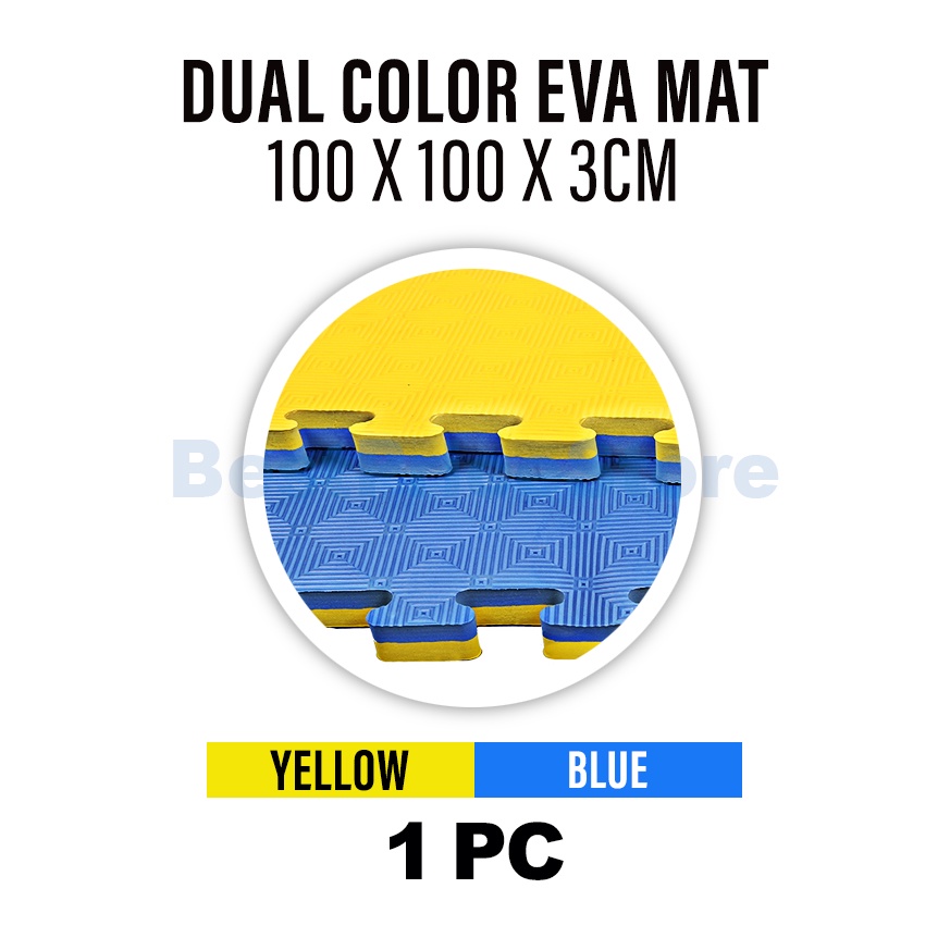 BPS Eva Mat 1pc/2pcs 100x100x3cm Safety Kindergarten Grade Non Toxin ...