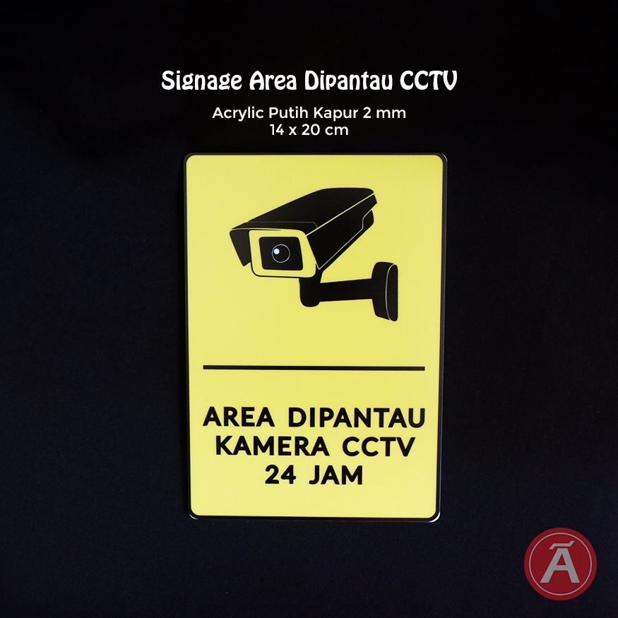 Cctv Acrylic Signage - Acrylic Sign | Shopee Malaysia