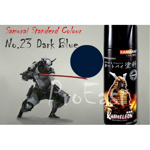 SAMURAI AEROSOL SPRAY PAINT STANDARD COLOUR 23# DARK BLUE | Shopee Malaysia