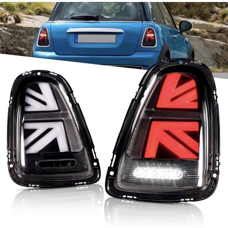 Mini Tail Lamp Union Jack R55 / REAR LIGHT LED BAR R-Series 2007-2013 ...