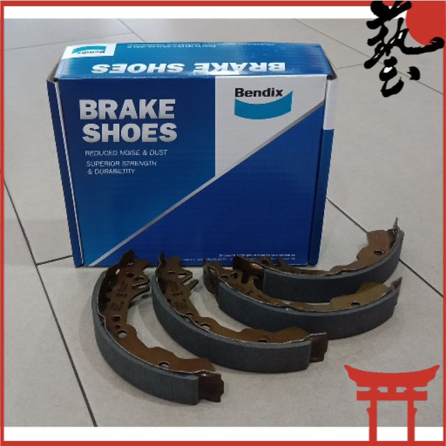 SKR BENDIX BRAKE SHOE REAR PERODUA MYVI OLD [2005~2011] AXIA BEZZA ...