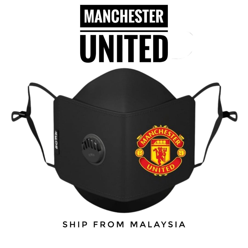 🔥MASK MUFC🔥Manchester United Face Mask 3D Football Mask Topeng Muka Man ...