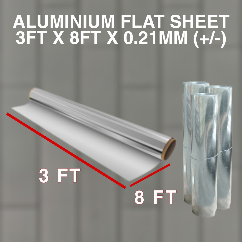 3FT X 8FT Aluminium Flat Sheet 3ft x 8ft x 0.21mm (+/-) keping ...