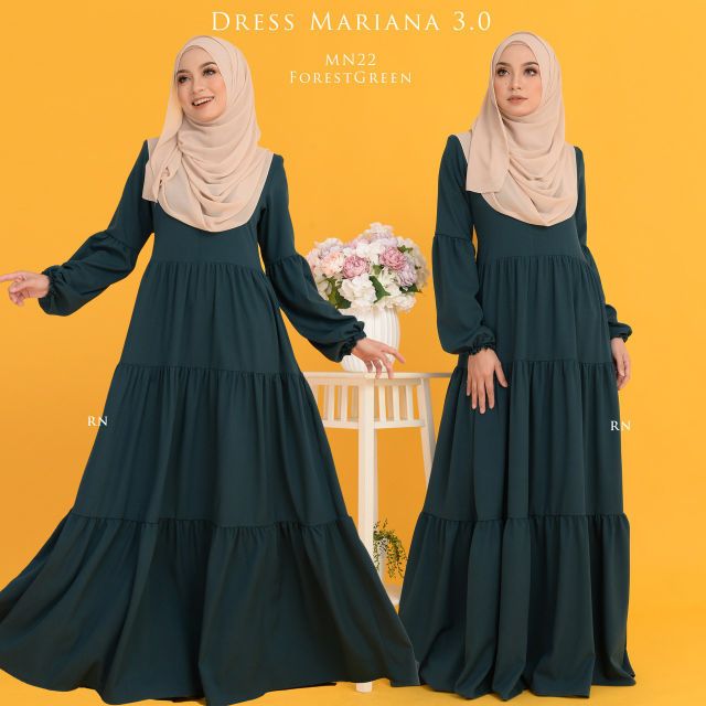 SALE !! DRESS MARIANA 3.0 | 8 HOT COLOUR | DRESS PRINCESS | DRESS ...