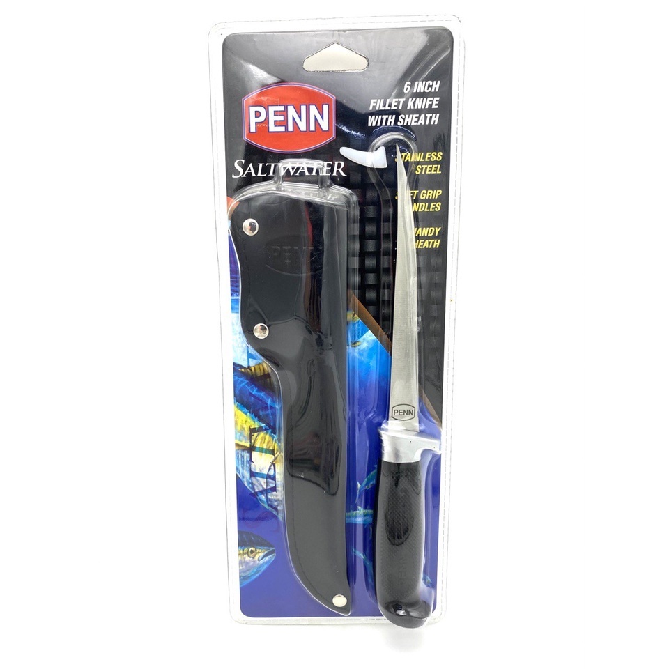 OFFER Penn Saltwater 6inch Fillet Knife with Sheath | Shopee Malaysia