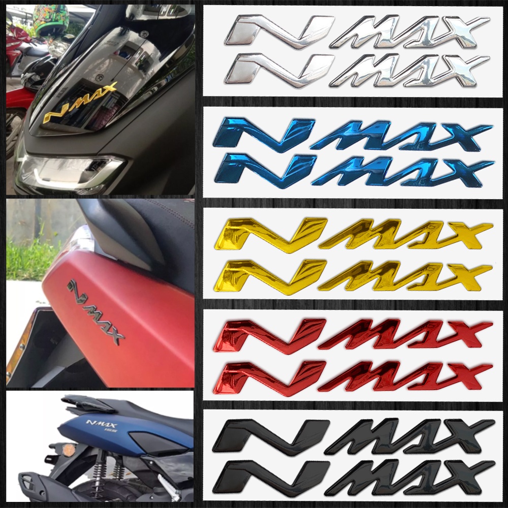 Yamaha NMAX 155 Series Motorcycle LOGO Decals 3D Stereo Modification ...