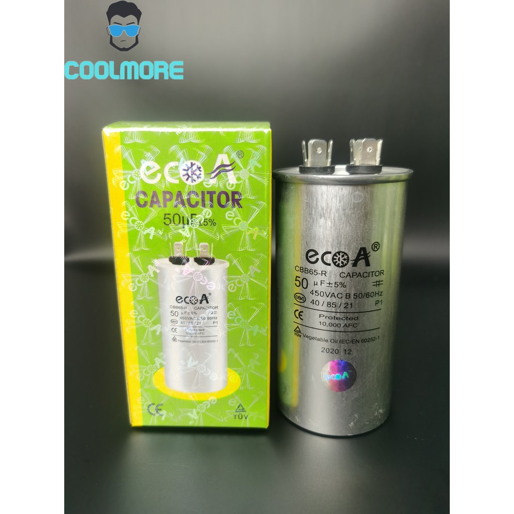 ecoA RUNNING CAPACITOR 50uF | Shopee Malaysia