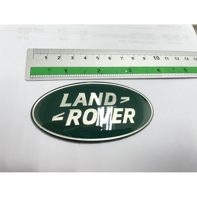 Land Rover Grille emblem Grill logo with double tape | Shopee Malaysia
