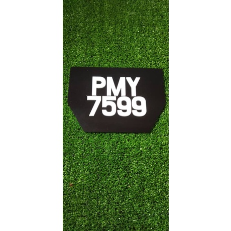 NO PLATE MOTOR MAHJONG (PUTIH SOLID) | Shopee Malaysia