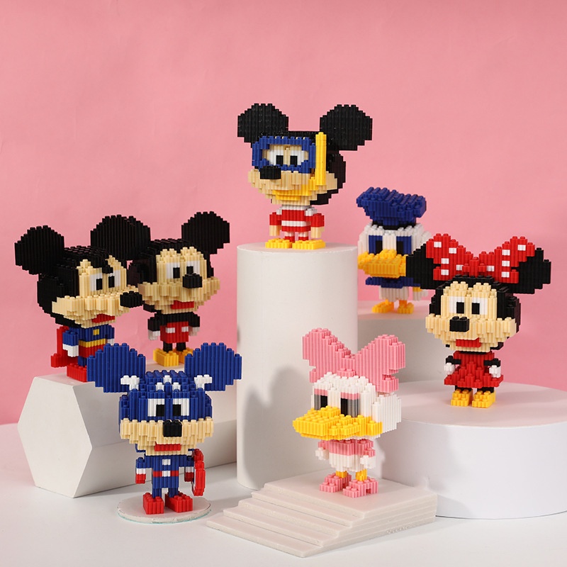 Magic block Micky Minnie Mouse Micro Diamond Building Blocks Cartoon ...