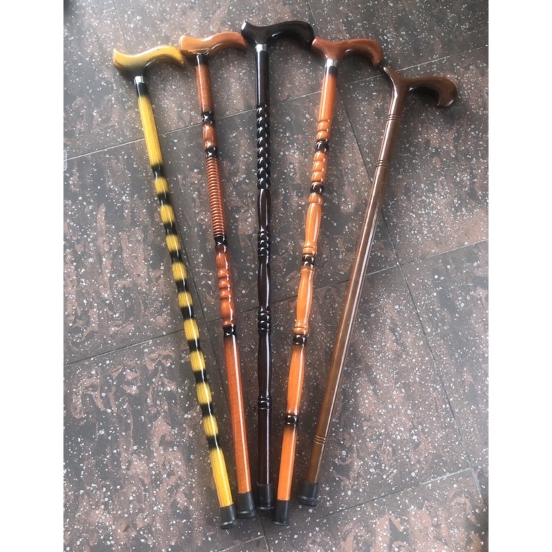 tongkat kayu buatan tangan.tongkat aluminium adjustable . tongkat buluh ...