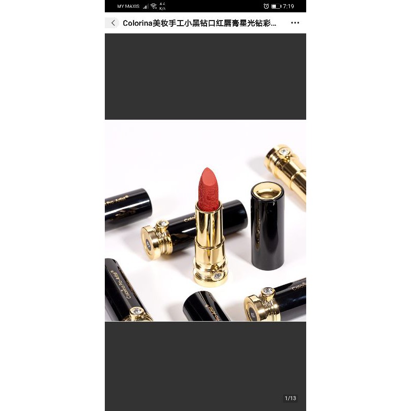 Colorina Pro-Artist Matte Lip Stik 星光钻彩丝绒口红 | Shopee Malaysia
