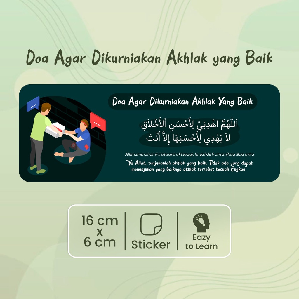 60 Pilihan Doa Harian Sticker Colourful Bookmarks With Free Gift ...