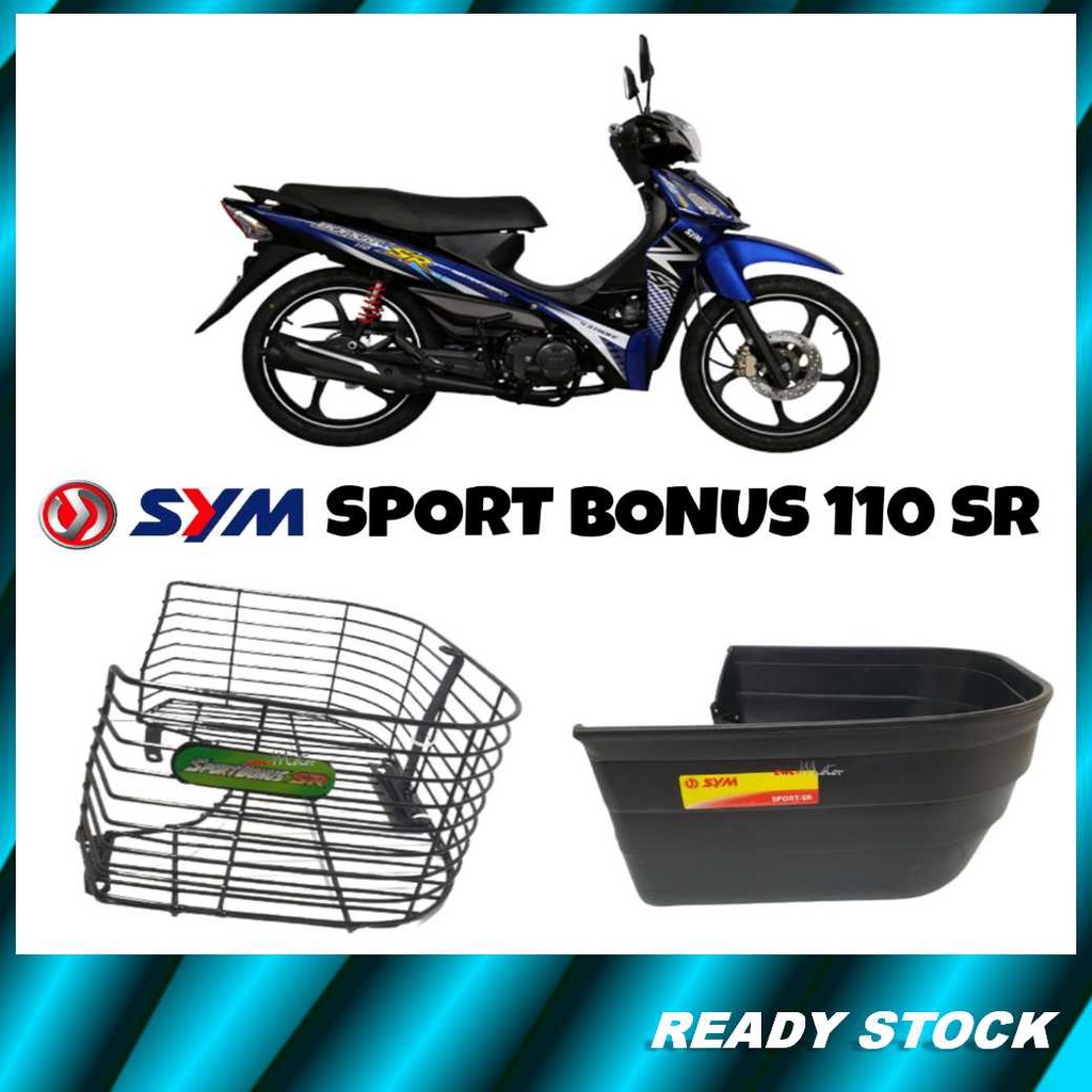 SYM Sport Bonus 110 SR Bakul PVC/Besi Raga Motosikal | Shopee Malaysia