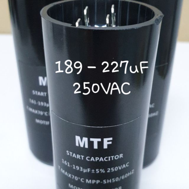 MTF STARTING CAPACITOR 189-227uF 250V | Shopee Malaysia