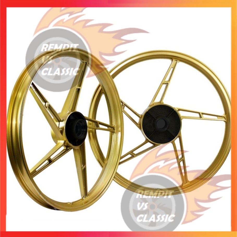 REMPIT Ex5 Dream Wave100 LC Cutting Sport Rim (2 Colors) | Shopee Malaysia